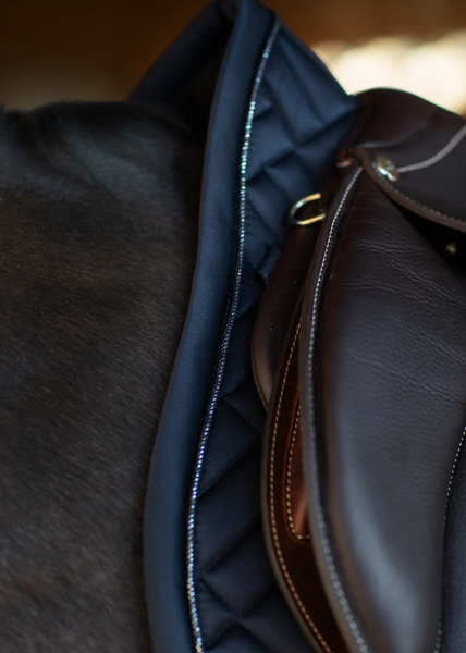 Equestrian Stockholm Modern Midnight Blue Jump Pad | The Carrington Shoppe